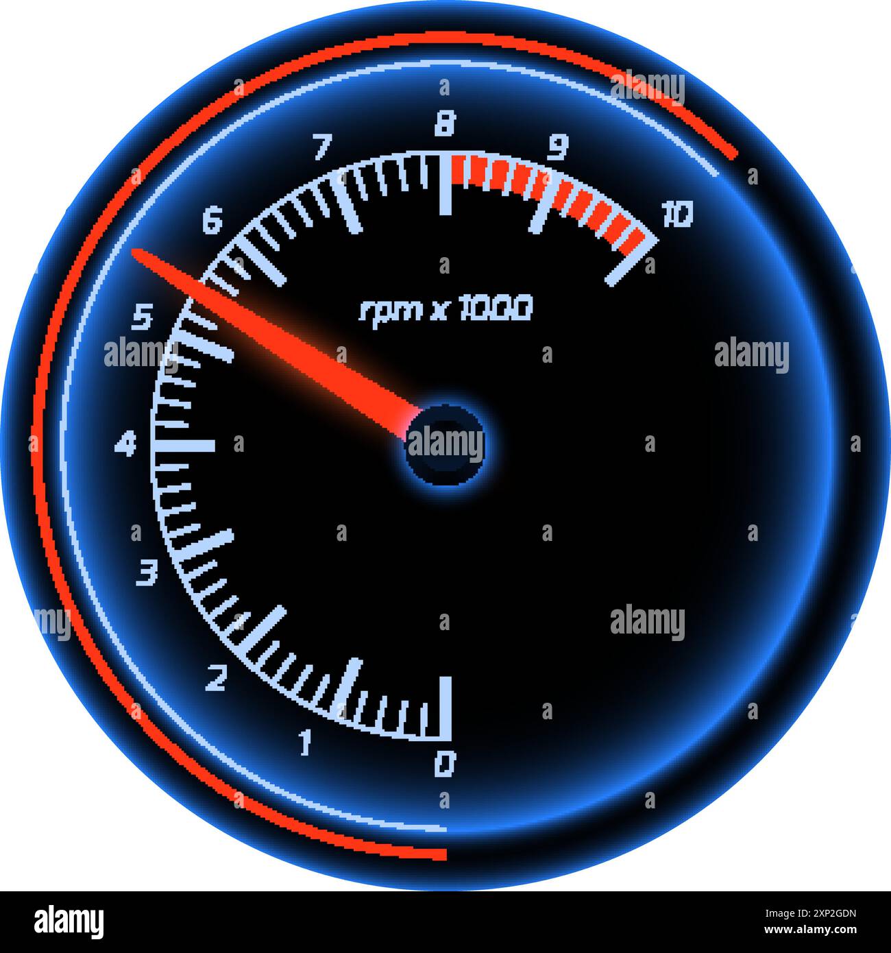 Car dashboard speedometer Cut Out Stock Images & Pictures - Alamy