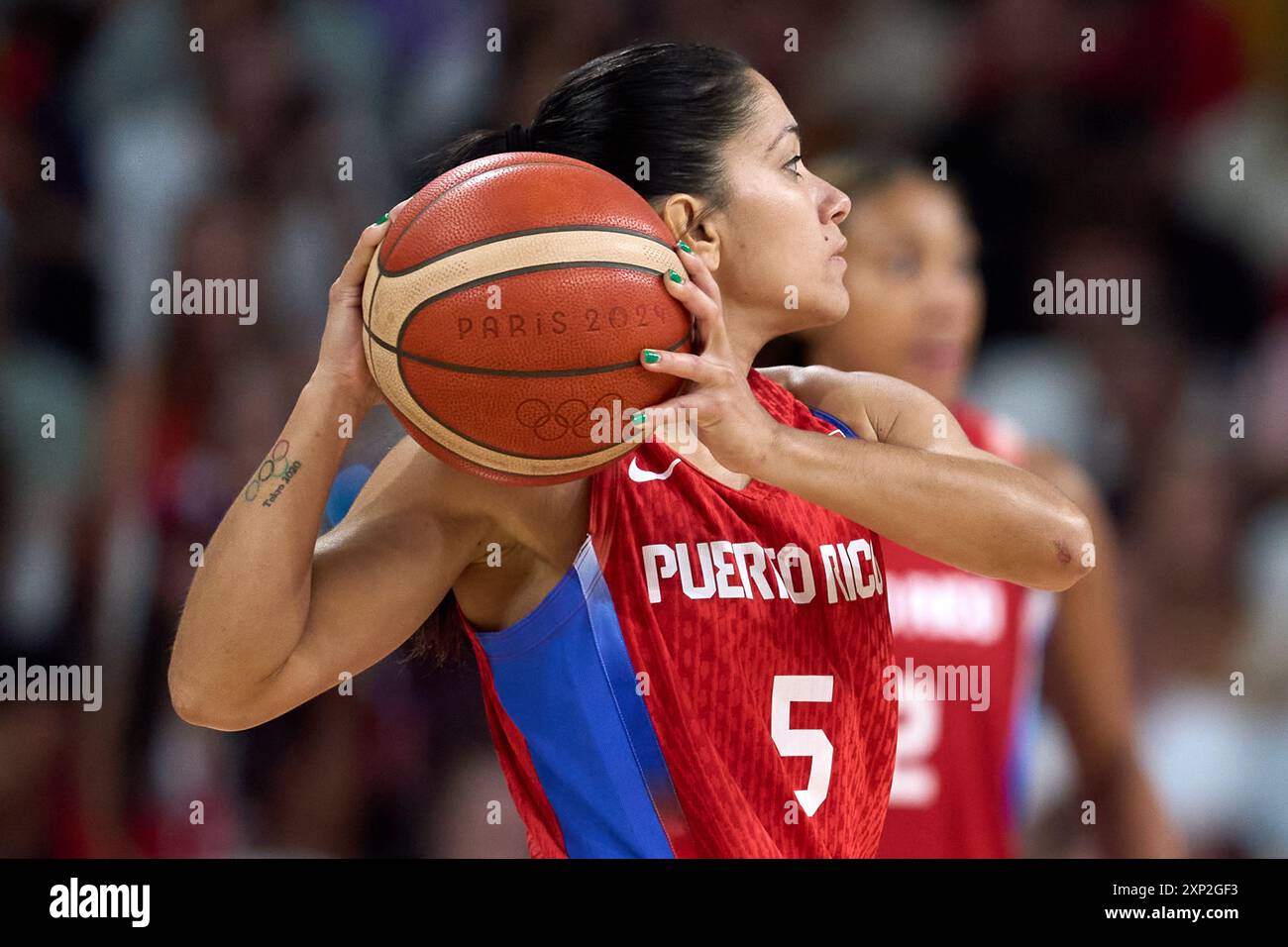 Lille, France. 3rd Aug, 2024. Pamela Rosado of team Puerto Rico ...