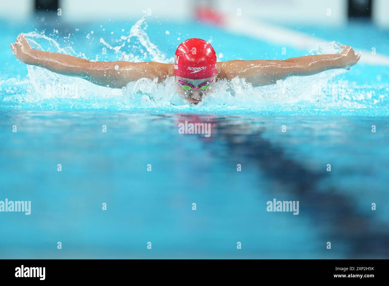 Paris, France. 3rd Aug, 2024. Yu Yiting of Team China competes during ...