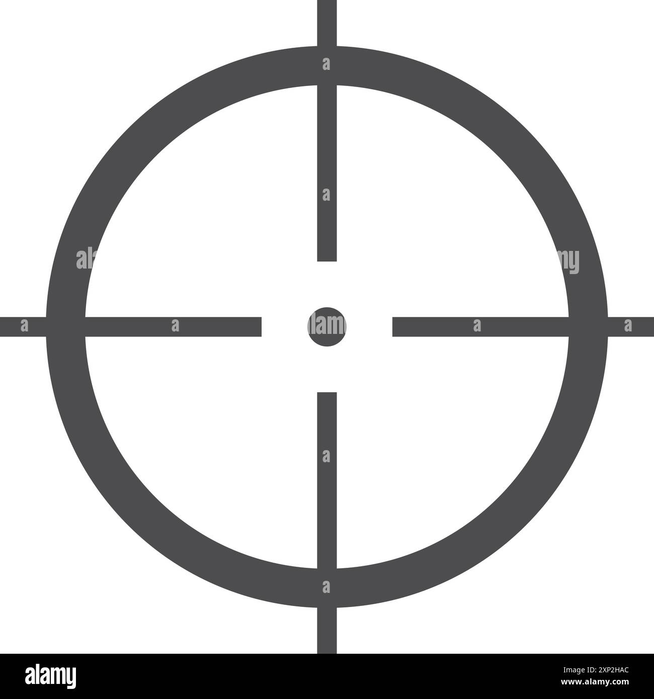 Bullseye symbol. Shooting aim icon. Target sign Stock Vector Image ...