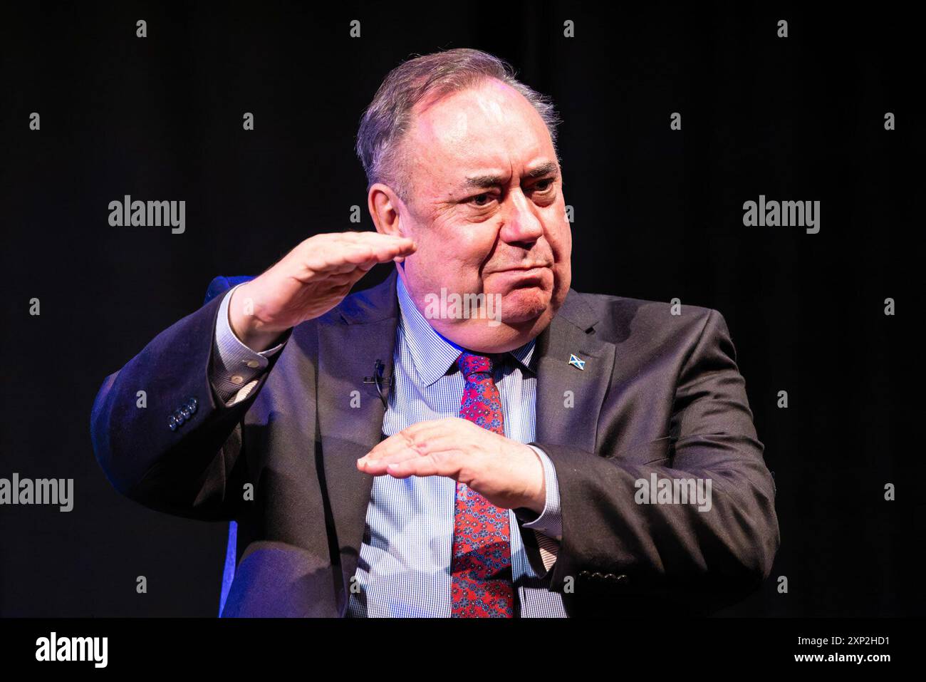 Edinburgh, United Kingdom. 03 August, 2024 Pictured: Leader of Alba ...