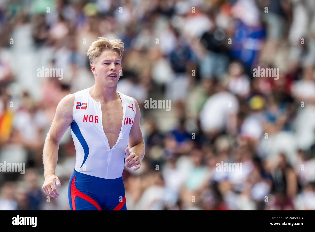 Markus Rooth of, Norway. , . competes in men's athletics decathlon pole ...