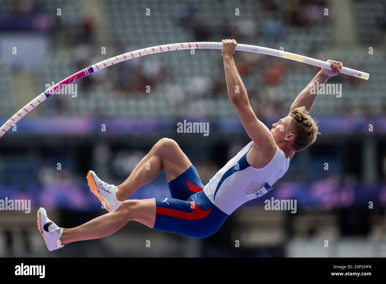 Markus Rooth of, Norway. , . competes in men's athletics decathlon pole ...