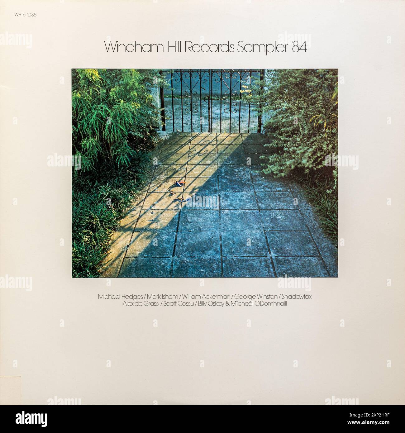 Windham Hill Records Sampler '84 album, vinyl LP record cover art Stock ...