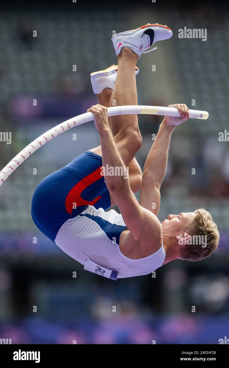 Markus Rooth of, Norway. , . competes in men's athletics decathlon pole ...