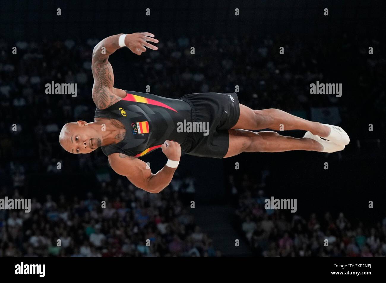Rayderley Zapata, of Spain, competes during the men's artistic ...