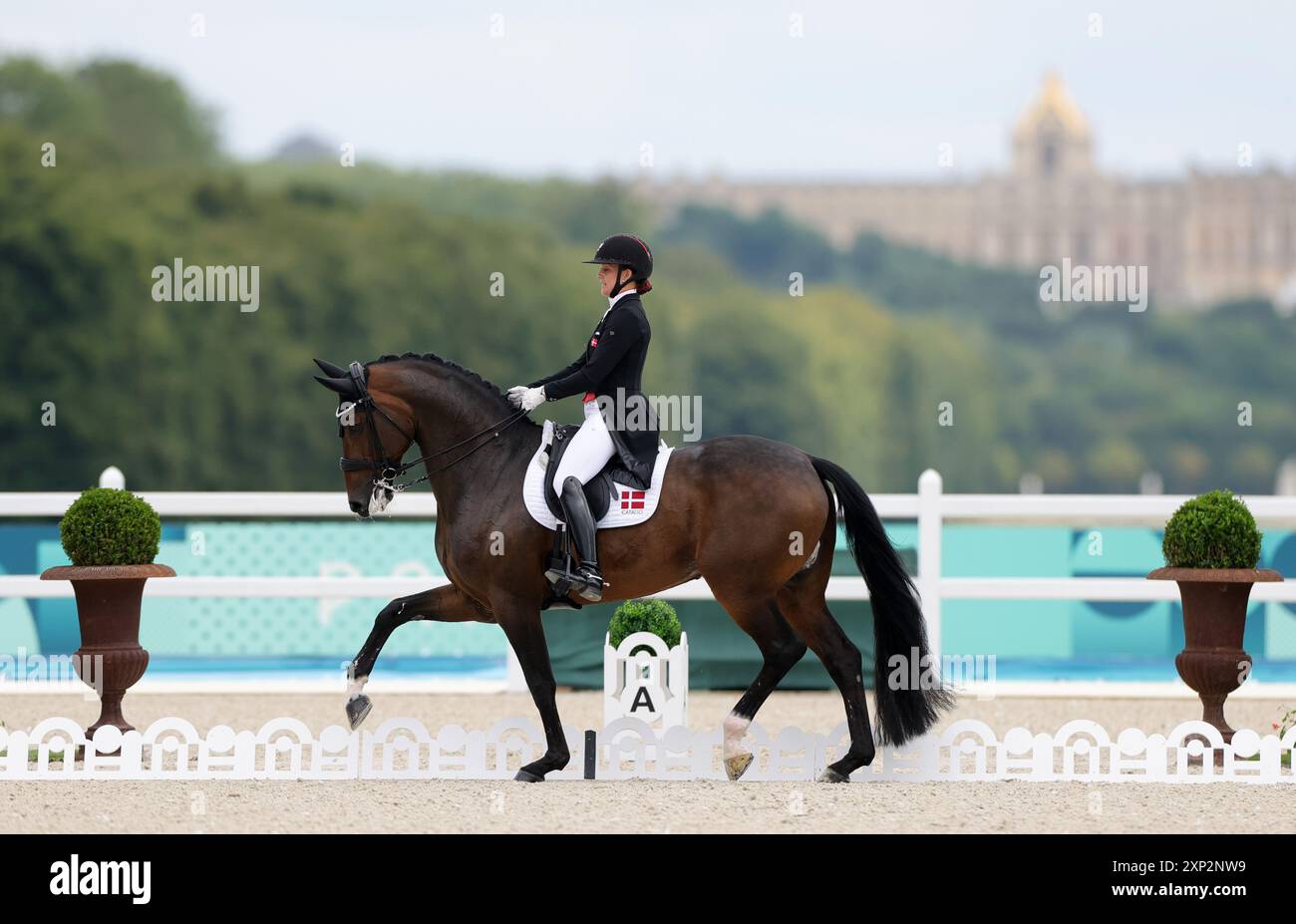 Versailles, France. 03rd Aug, 2024. Olympia, Paris 2024, equestrian sport, dressage, team, final ...