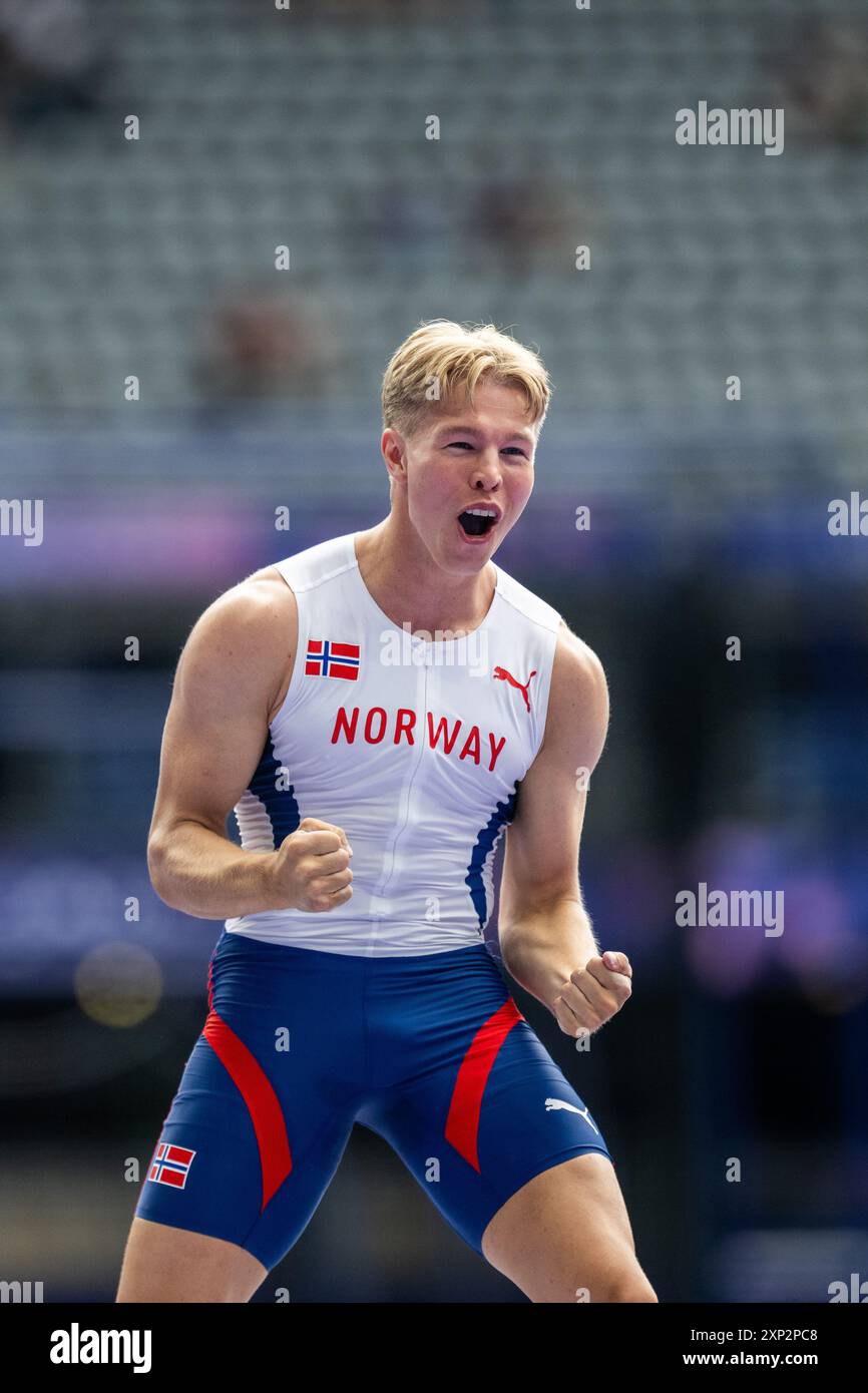 Markus Rooth of, Norway. , . celebrates when competing in men's ...