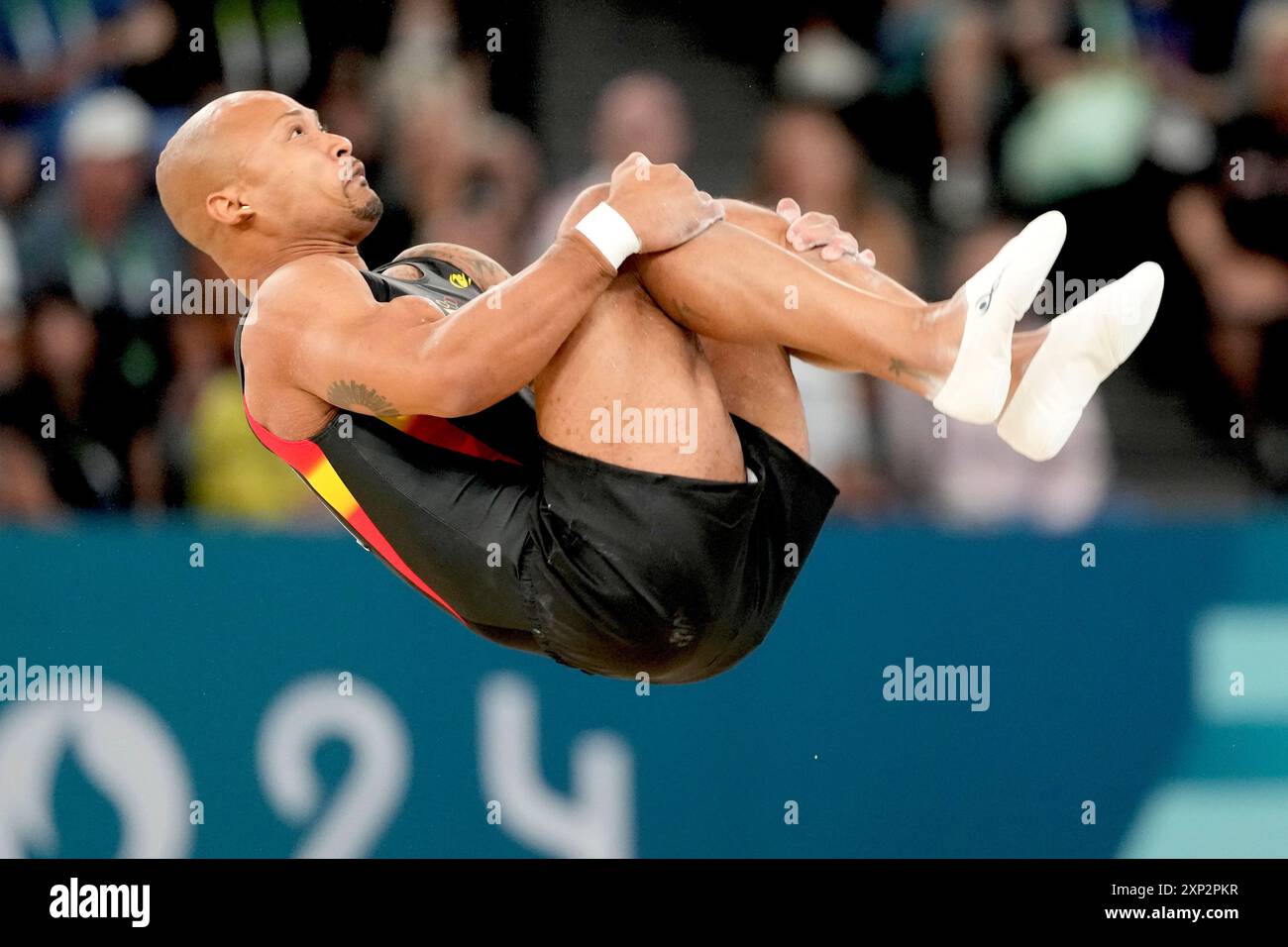 Rayderley Zapata, of Spain, competes during the men's artistic ...