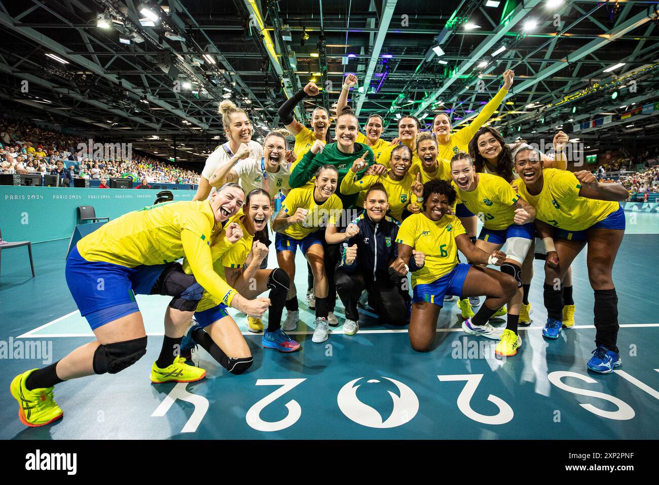 PARIS, IF - 02.08.2024: BRAZIL X ANGOLA WOMEN'S HANDBALL - Last game of ...