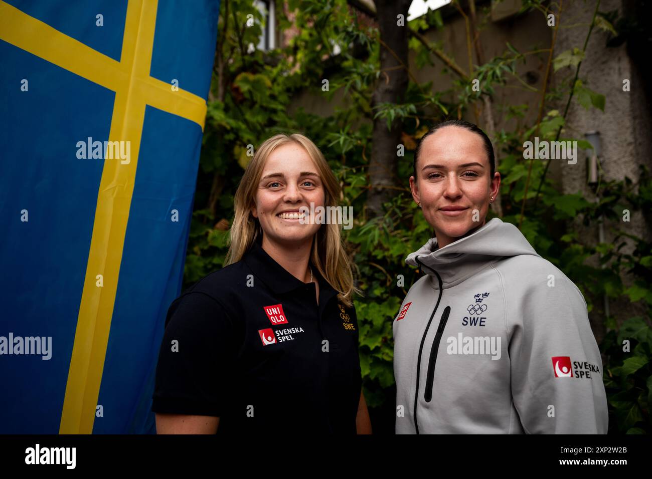 Paris, France. 03rd Aug, 2024. 240803 Maja Stark and Linn Grant of the ...