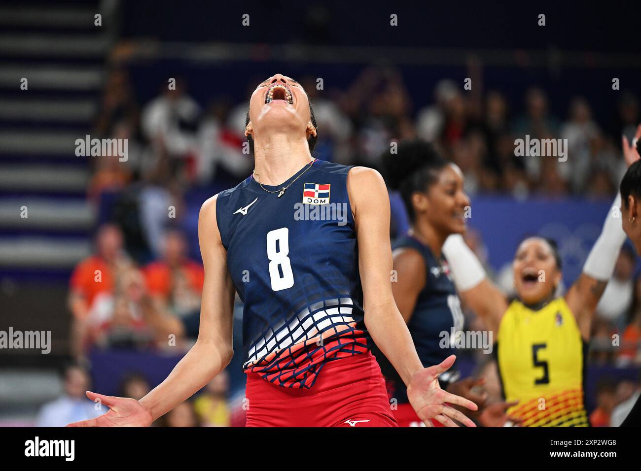 Paris, France. 3rd Aug, 2024. Alondra Denis Tapia Cruz of the Dominican ...