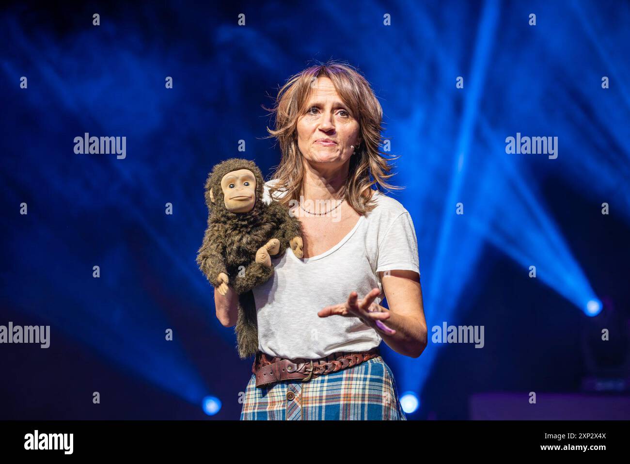 Edinburgh, United Kingdom. 03 August, 2024 Pictured: Ventriloquist Nina ...