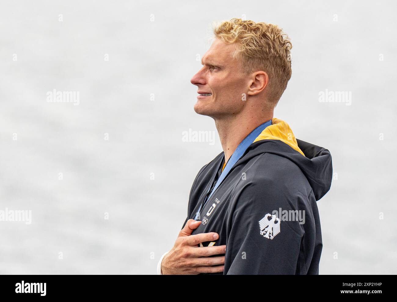 Vaires Sur Marne. 3rd Aug, 2024. Gold medalist Oliver Zeidler of ...