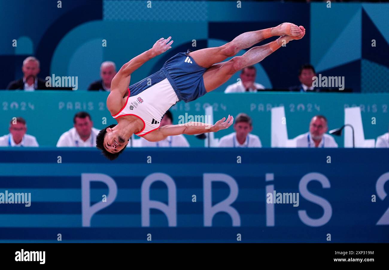 Great Britain's Jake Jarman competing in the Men's Floor Exercise Final ...
