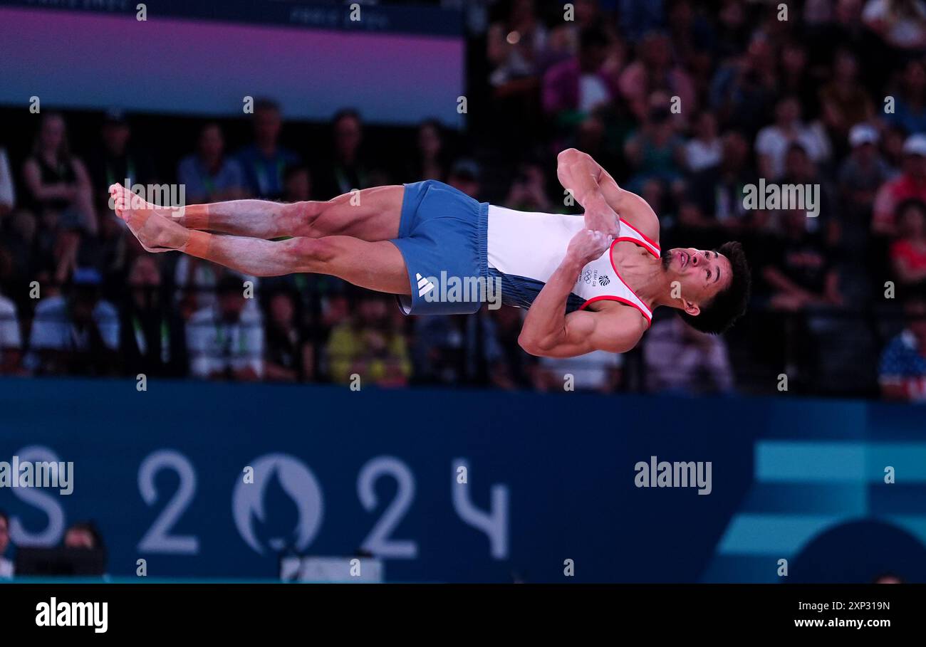Great Britain's Jake Jarman competing in the Men's Floor Exercise Final ...