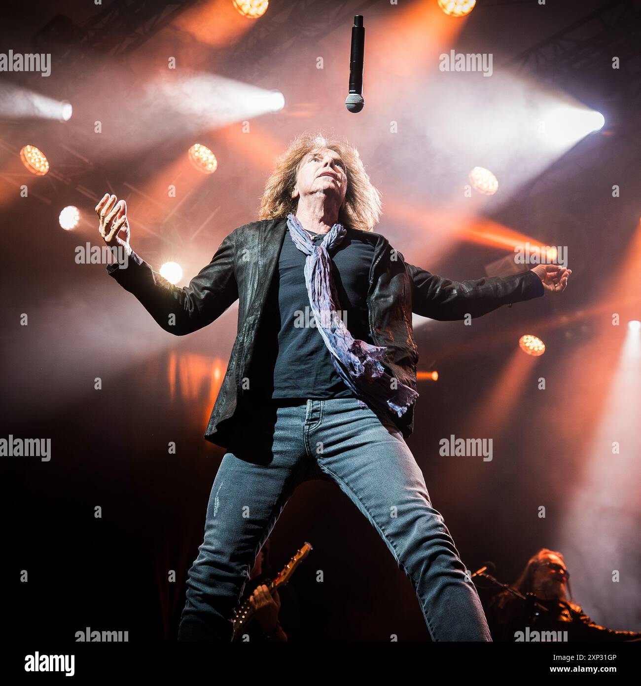 Joey tempest europe performing in hi-res stock photography and images ...