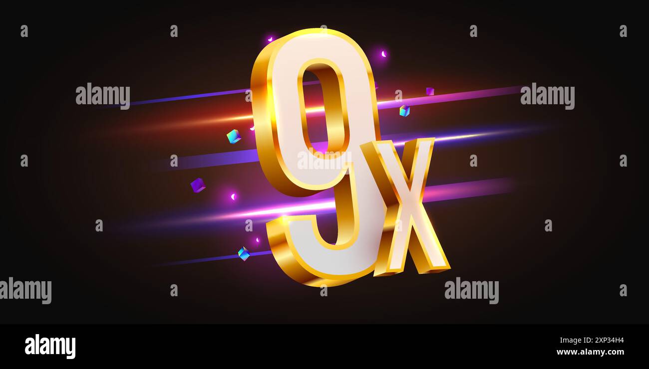 9x Stock Vector Images - Alamy