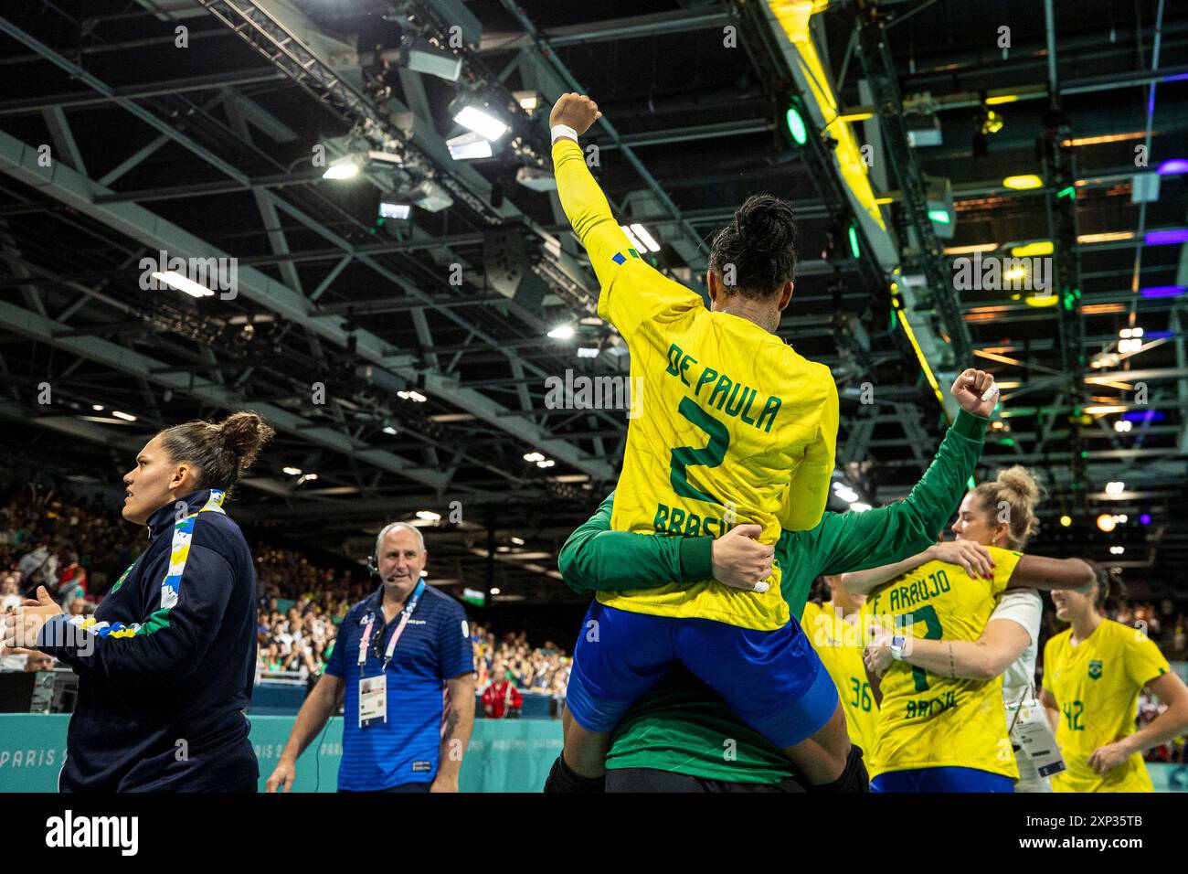 PARIS, IF - 02.08.2024: BRAZIL X ANGOLA WOMEN'S HANDBALL - Last game of ...