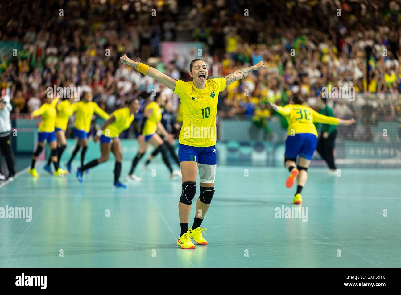 PARIS, IF - 03.08.2024: BRAZIL X ANGOLA WOMEN'S HANDBALL - Last game of ...