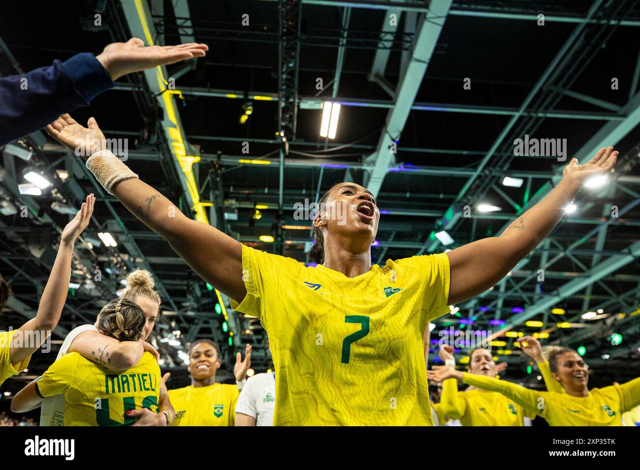 PARIS, IF - 02.08.2024: BRAZIL X ANGOLA WOMEN'S HANDBALL - Last game of ...