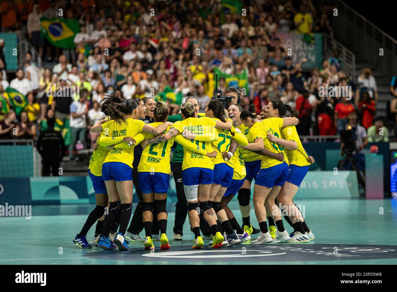PARIS, IF - 03.08.2024: BRAZIL X ANGOLA WOMEN'S HANDBALL - Last game of ...