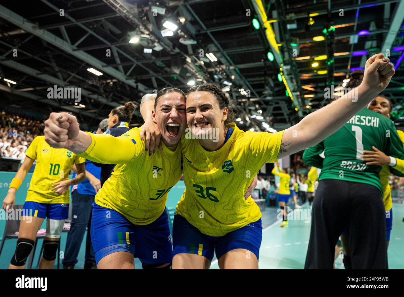 PARIS, IF - 02.08.2024: BRAZIL X ANGOLA WOMEN'S HANDBALL - Last game of ...