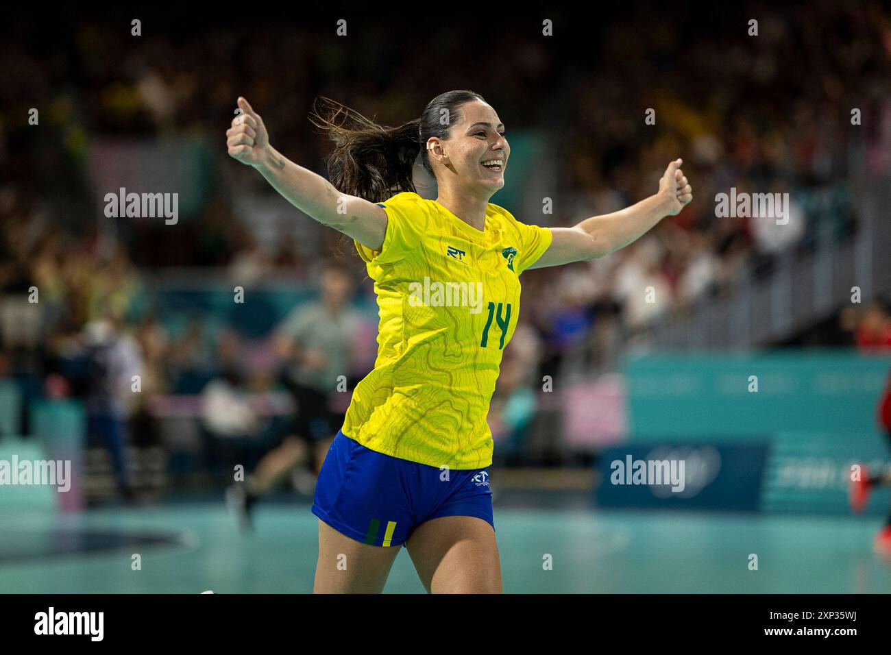PARIS, IF - 03.08.2024: BRAZIL X ANGOLA WOMEN'S HANDBALL - Last game of ...