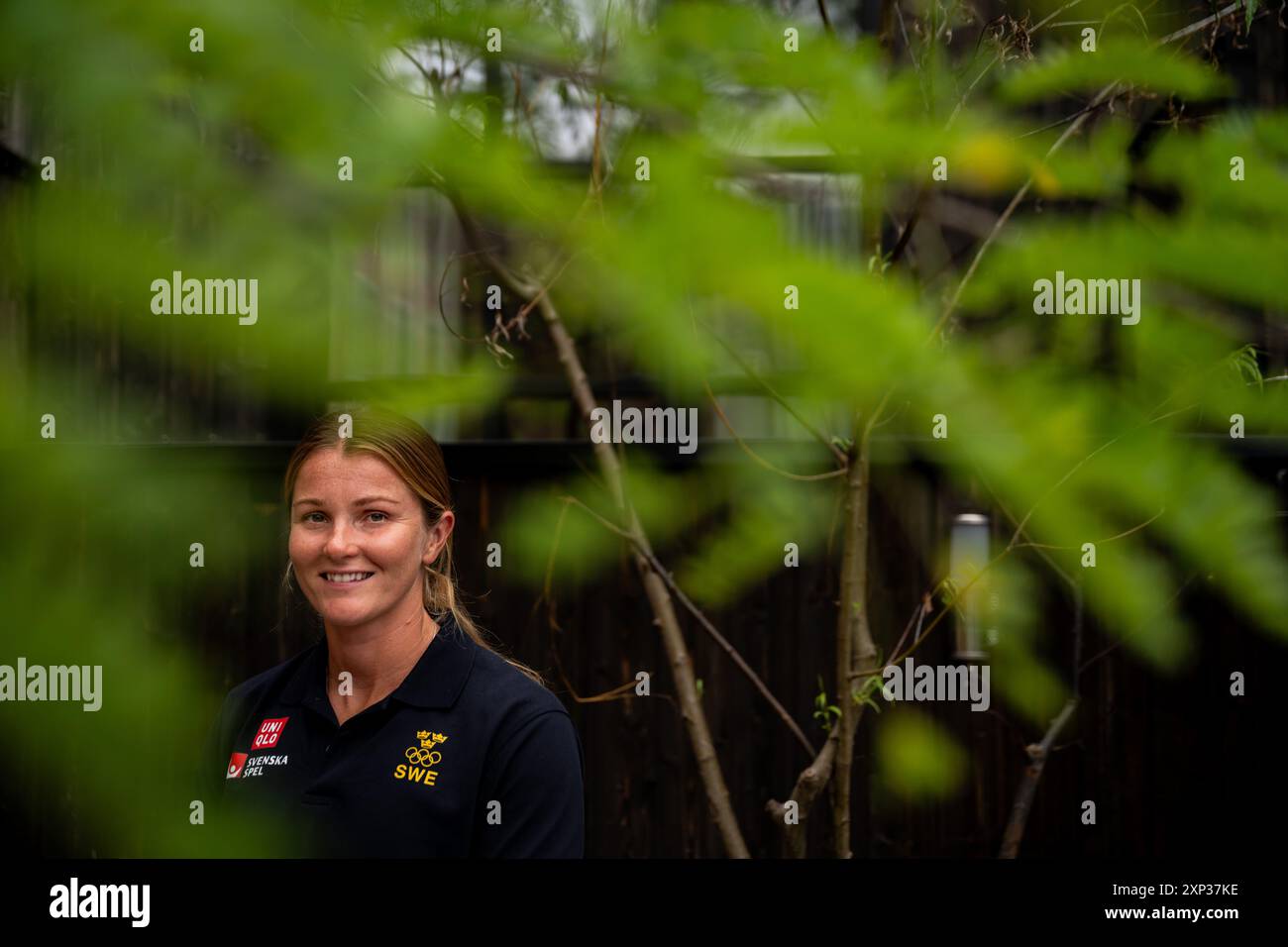 Paris, France. 03rd Aug, 2024. 240803 Linnea Stensils of the Swedish ...