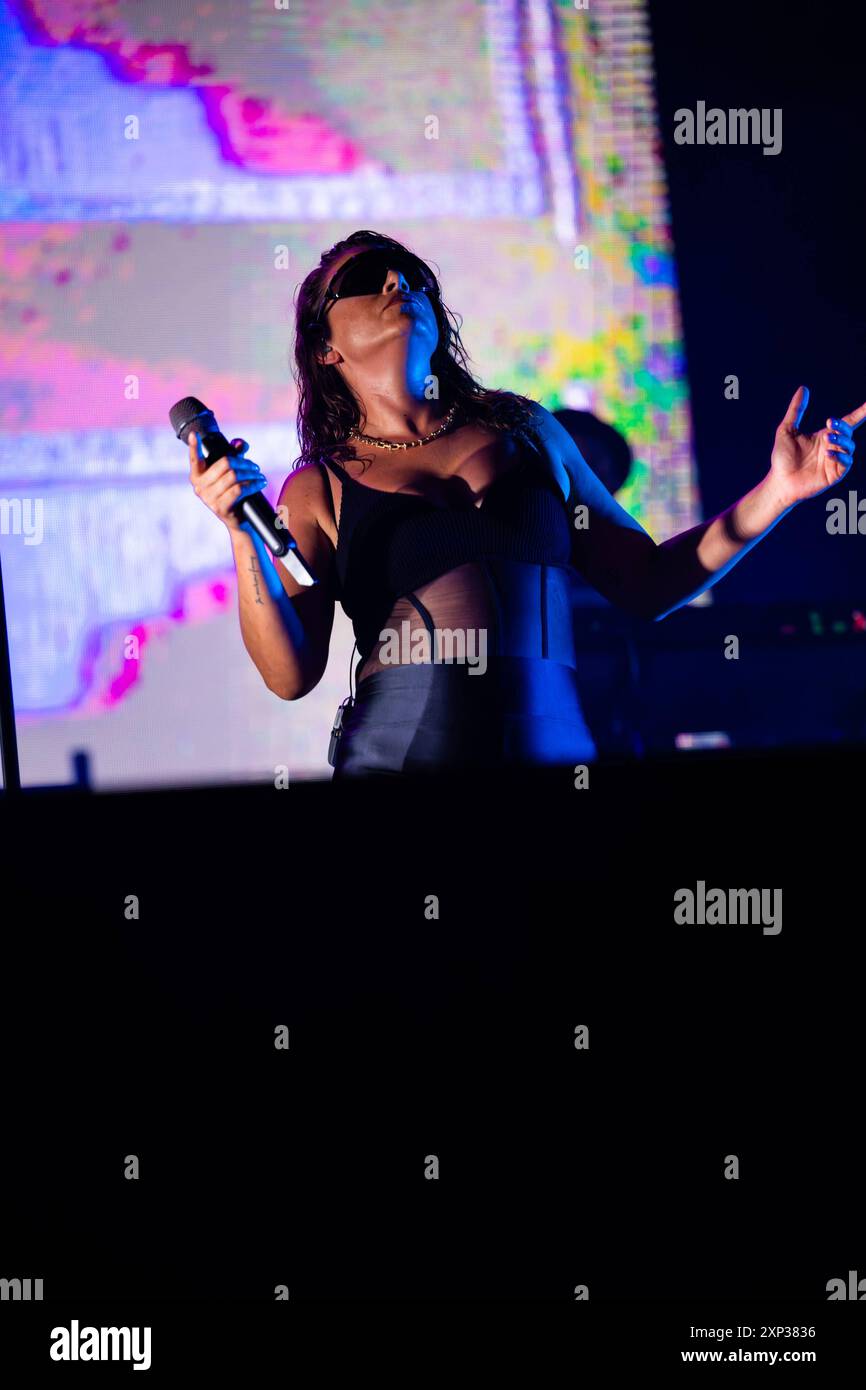 Italian singer Music Concert - Emma Estate Tour 2024 Emma on stage ...