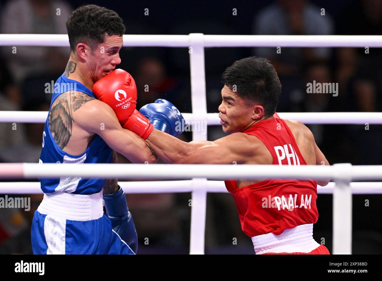 Villepinte, France. 03rd Aug, 2024. Australian boxer Charlie Senior ...