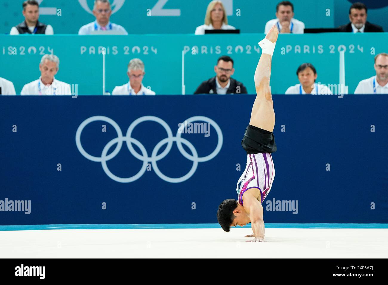Carlos Edriel Yulo of Philippines competes in Men's Floor Exercise ...