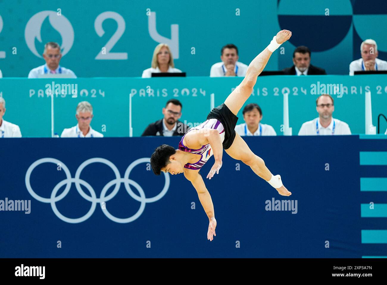 Carlos Edriel Yulo of Philippines competes in Men's Floor Exercise ...