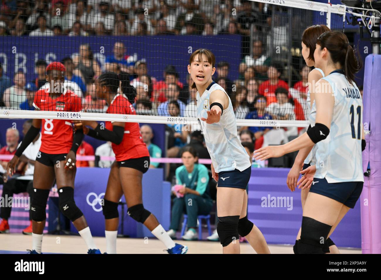 2 HAYASHI Kotona (JPN), Japan (JPN) vs Kenya (KEN), Volleyball Women's ...