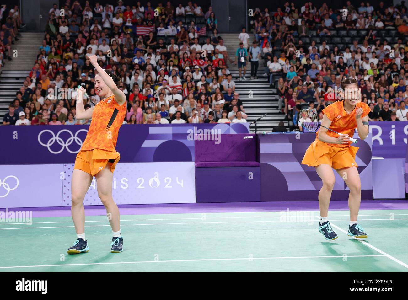 Paris, France. 3rd Aug, 2024. Chiharu Shida & Nami Matsuyama (JPN ...