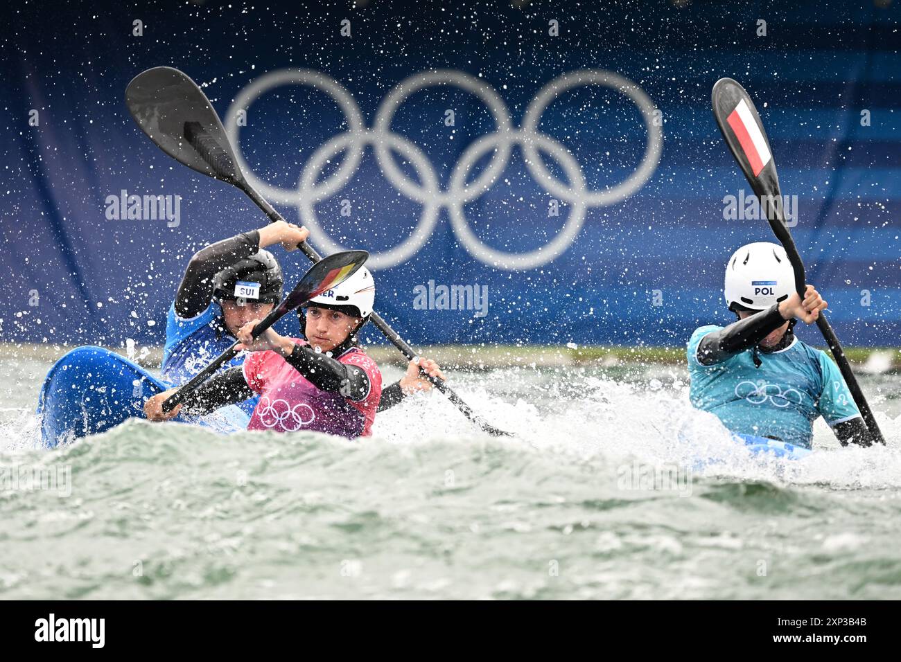Vaires Sur Marne, France. 03rd Aug, 2024. Olympia, Paris 2024, Canoe ...
