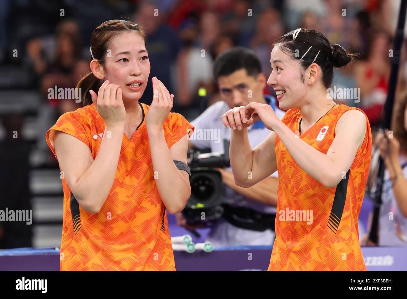 Paris, France. 3rd Aug, 2024. Chiharu Shida & Nami Matsuyama (JPN ...