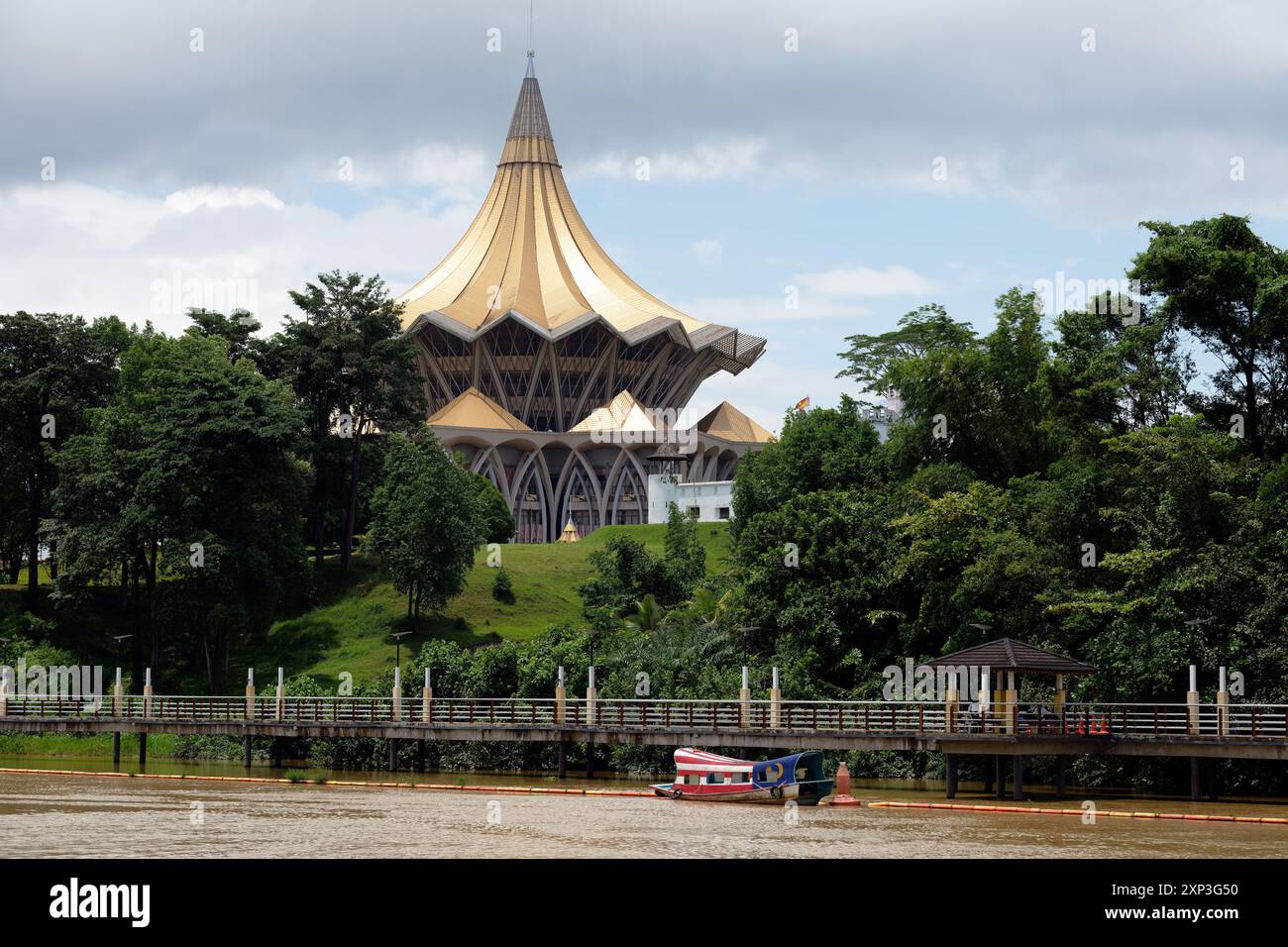 The new malay style Bangunan Dewan Undangan State assembly building and ...