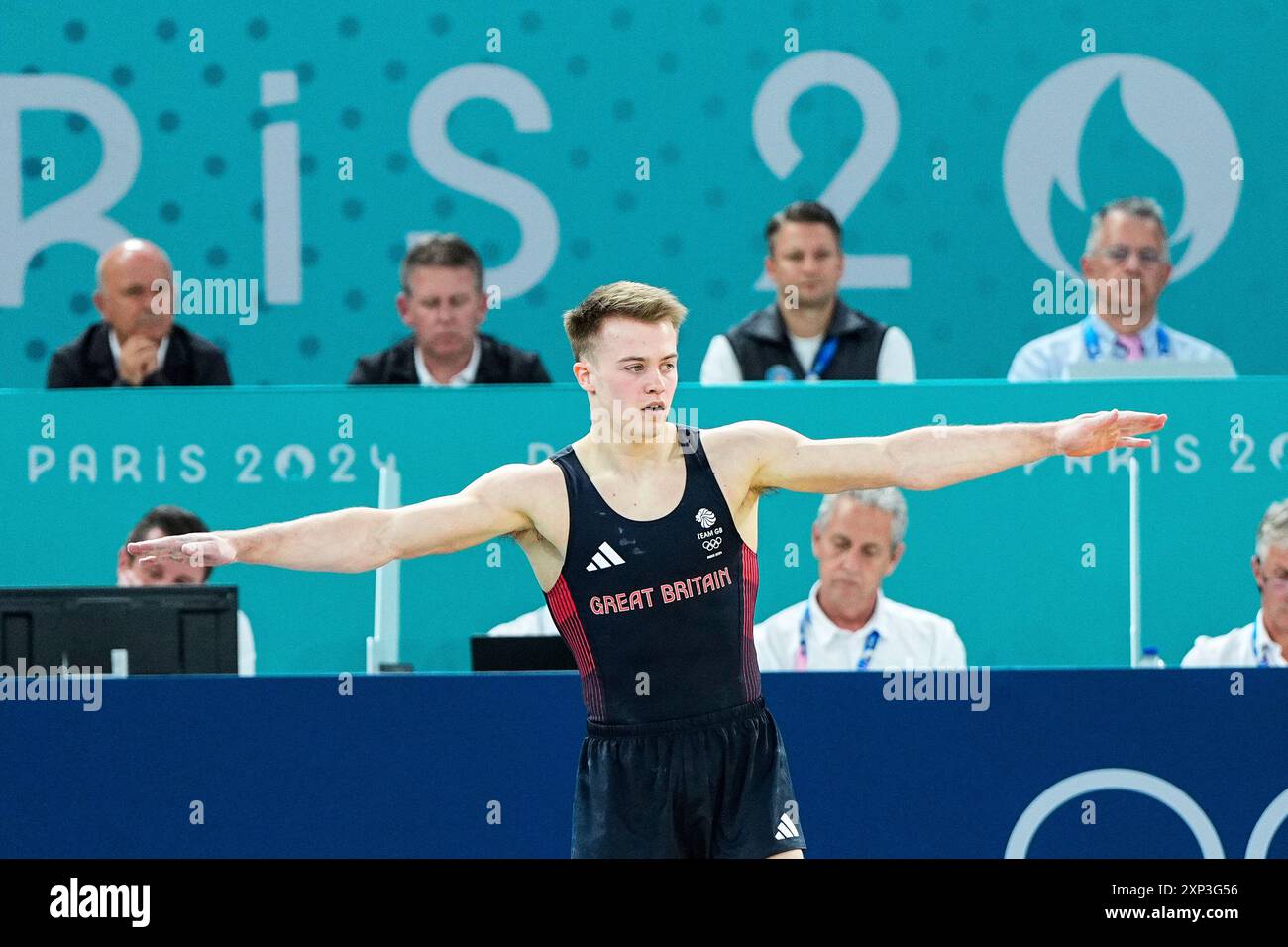 Luke Whitehouse of Great Britain competes in Men's Floor Exercise Final ...