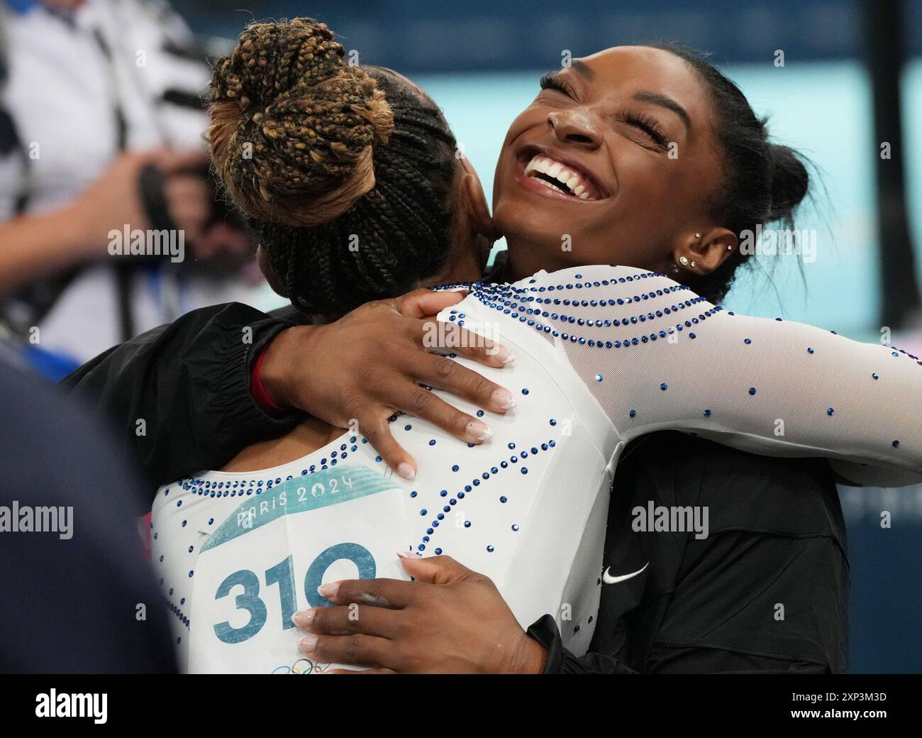 Rebeca andrade with simone biles hi-res stock photography and images ...