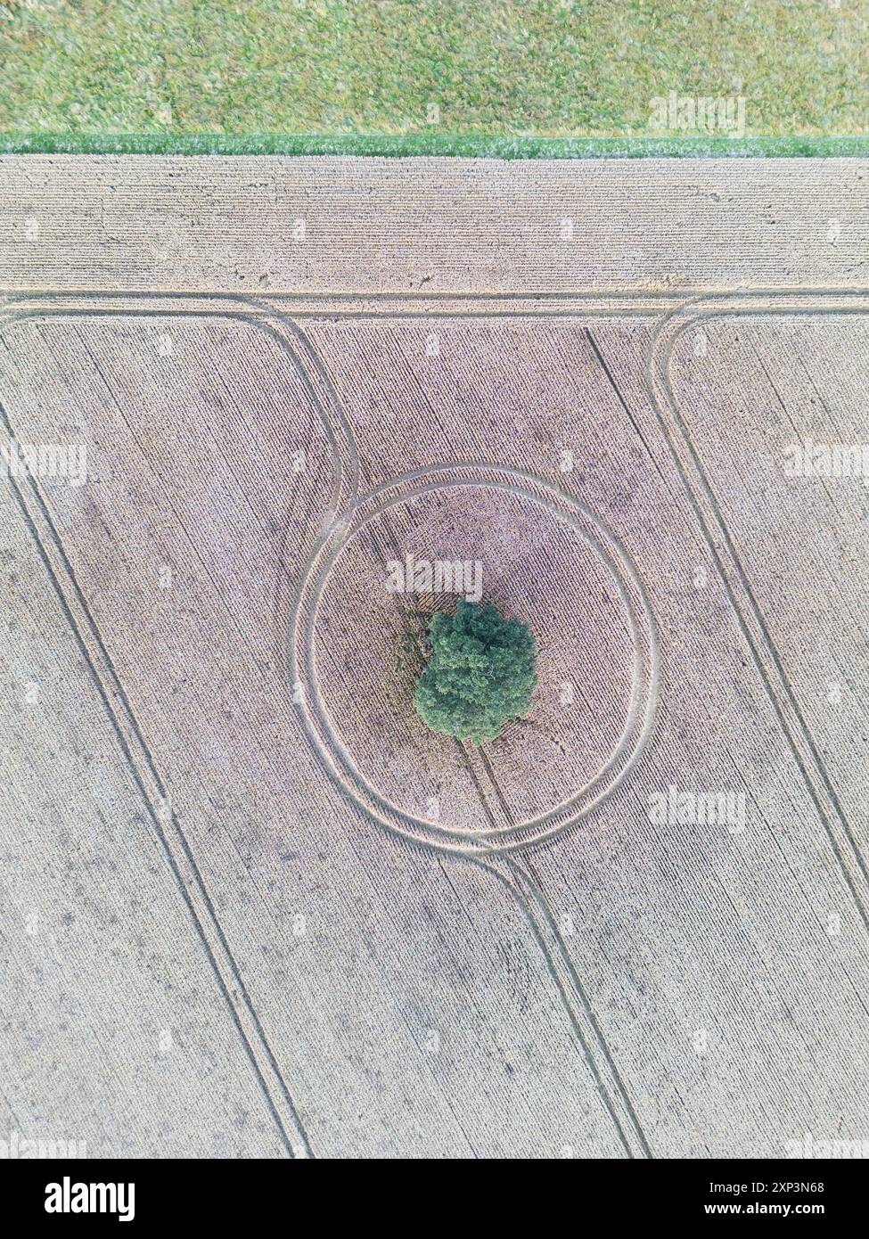 Arable farmland on the Staffordshire, Shropshire border near Pattingham ...