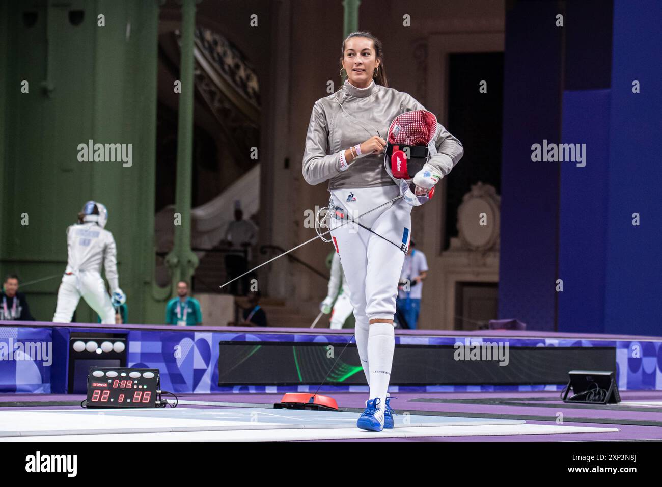 Paris, France. 03rd Aug, 2024. Sara Balzer (FRA), Fencing, Women's ...