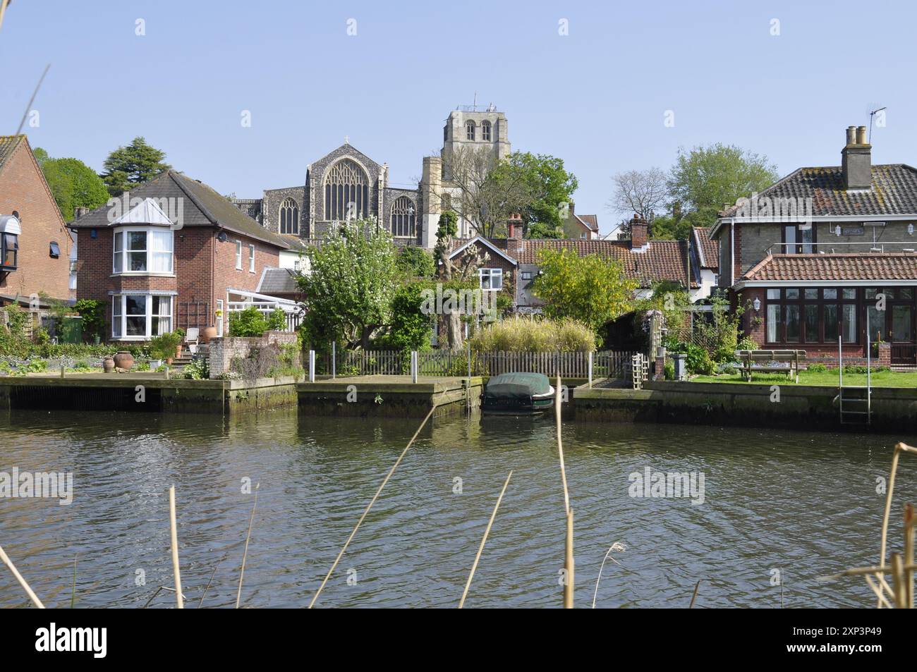 River Waveney at Beccles Suffolk England UK Stock Photo - Alamy