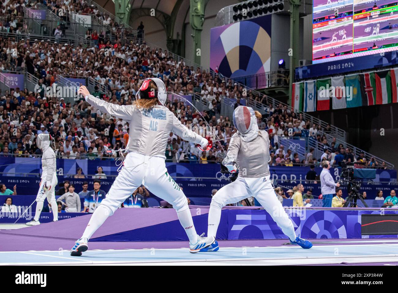 Paris, France. 3rd Aug 2024. Paris, France 03/08/2024, Manon Apithy-Brunet (FRA), Fencing, Women ...