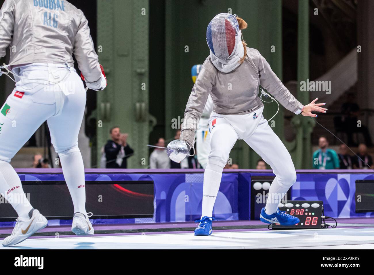 Paris, France. 3rd Aug 2024. Manon Apithy-Brunet (FRA), Fencing, Women ...