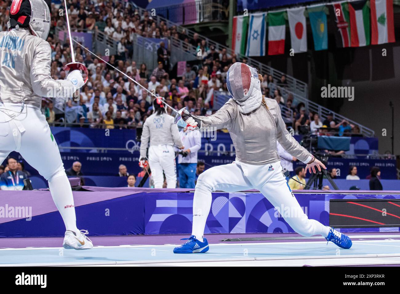 Paris, France. 3rd Aug 2024. Manon Apithy-Brunet (FRA), Fencing, Women ...