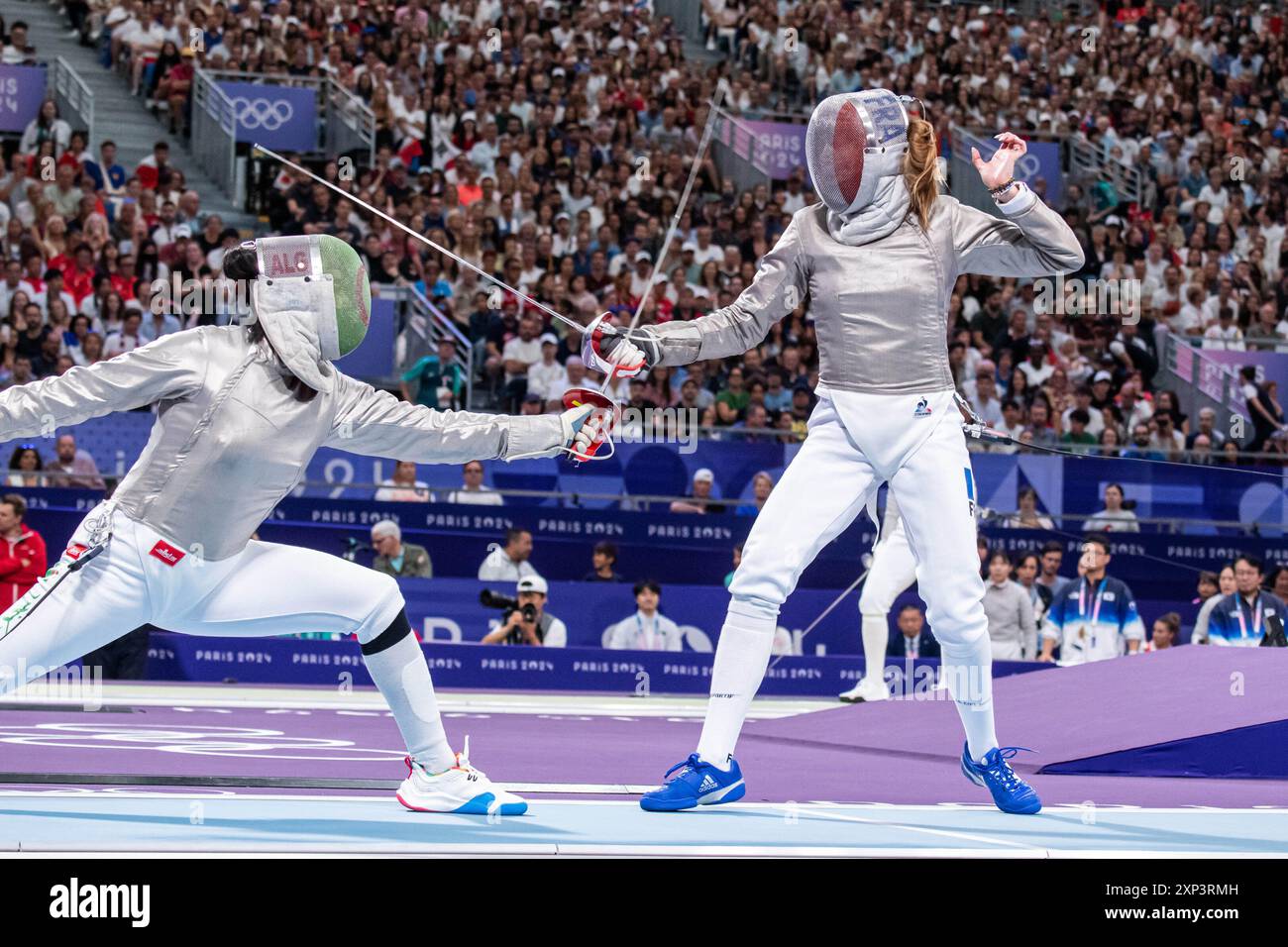 Paris, France. 3rd Aug 2024. Manon Apithy-Brunet (FRA), Fencing, Women ...