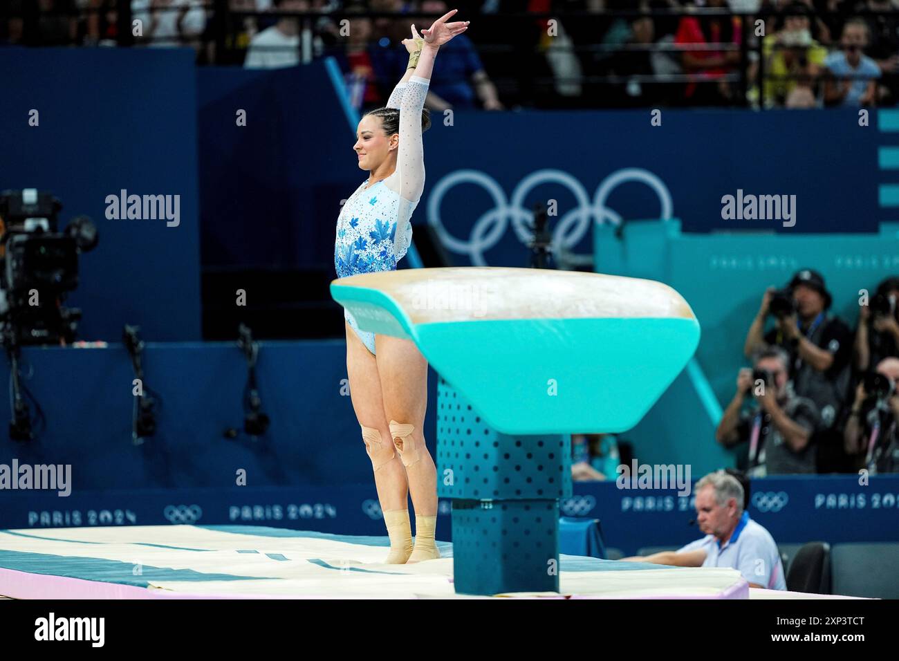 Shallon Olsen of Canada competes during the Artistic Gymnastics Women's ...