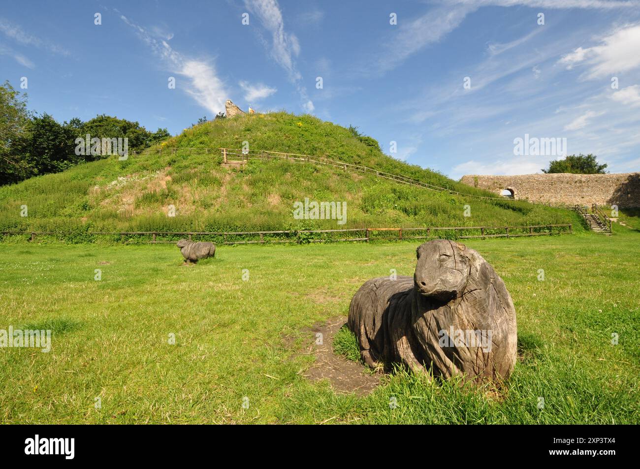Clare castle, Clare, Suffolk, England, UK Stock Photo - Alamy
