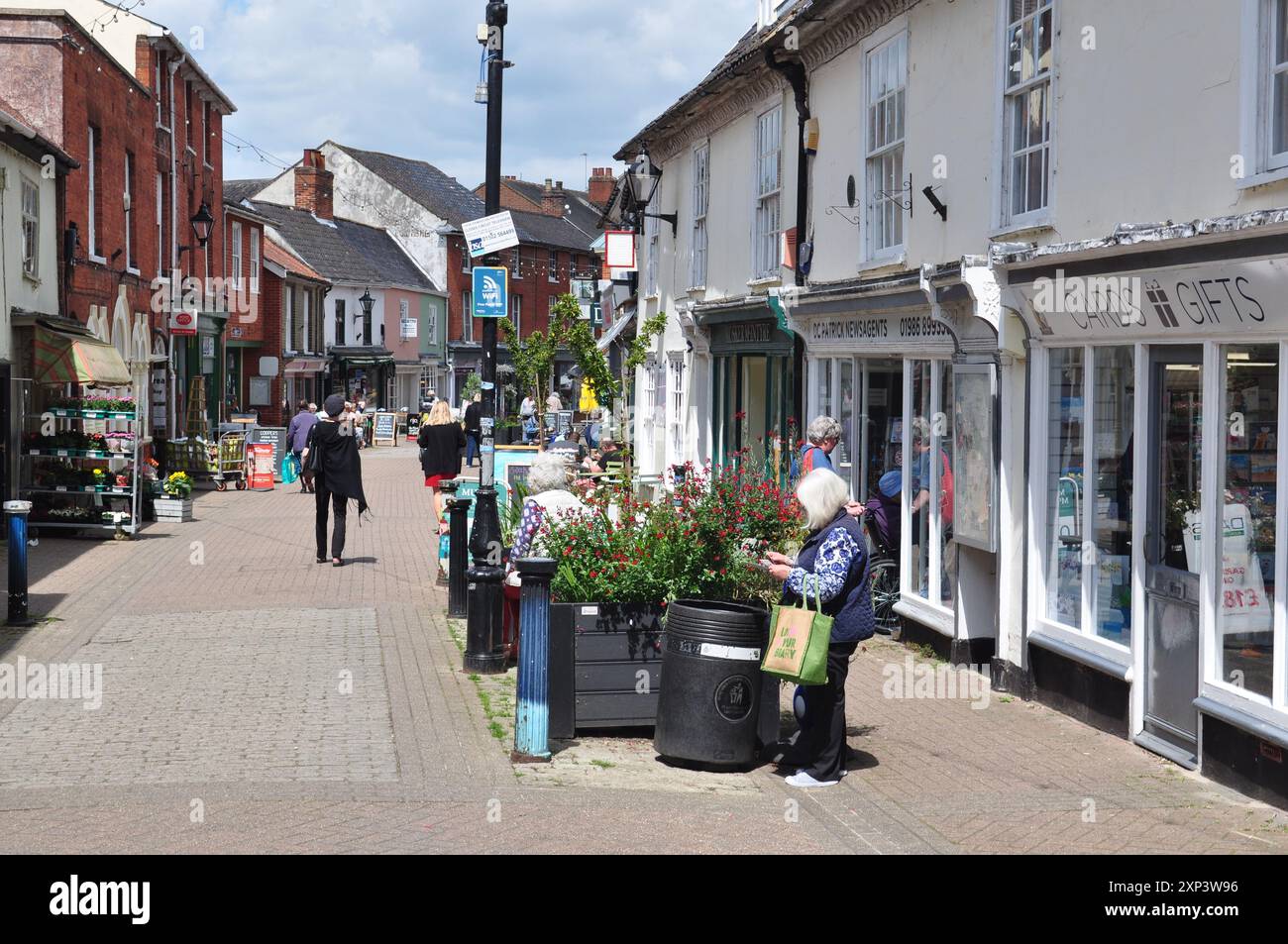 Thoroughfare, Halesworth, Suffolk, England, UK Stock Photo - Alamy
